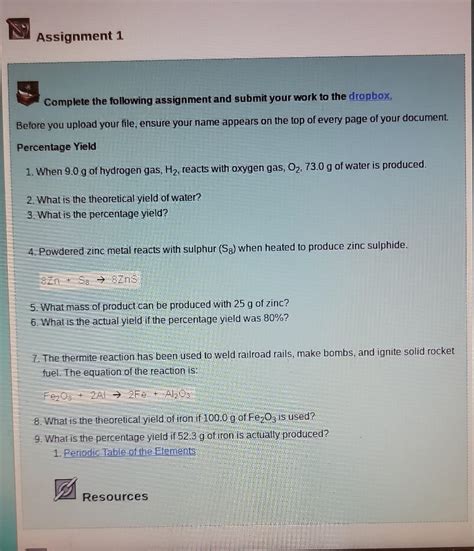 Solved Assignment 1 Complete The Following Assignment And
