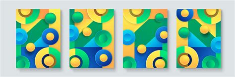 다채로운 기하학적 배경 커버 템플릿 현대 비즈니스 브로셔 배너 페이지 전단지 전단지 잡지 추상적 인 다채로운 배경 라인 기하학적 형태 표지 프레젠테이션 추상 그라데이션 배경