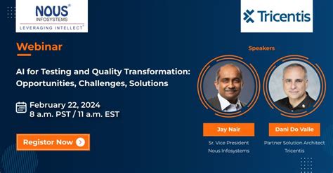 nous infosystems on linkedin ai for testing and quality transformation opportunities challenges…