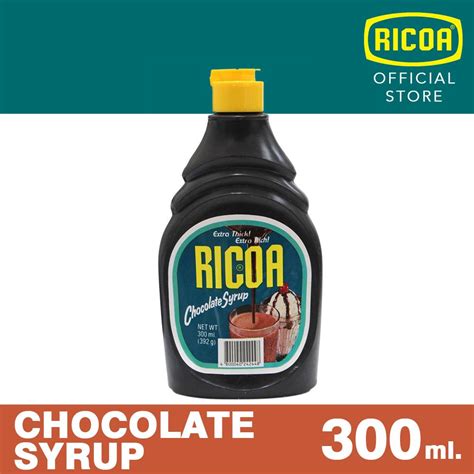 Ricoa Chocolate Syrup 300 Ml Lazada Ph