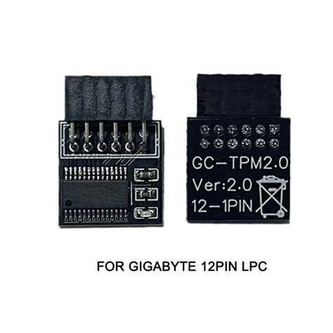 Hot Tpm 2 0 Encryption Security Module Remote Card Lpc 12pin Module For Gigabyte 12pin Lpc Tpm2