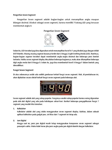 Pengertian Seven Segment Pdf