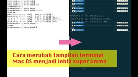 Bagaimana Cara Merubah Tampilan Terminal Di Mac Os Menjadi Tampilan