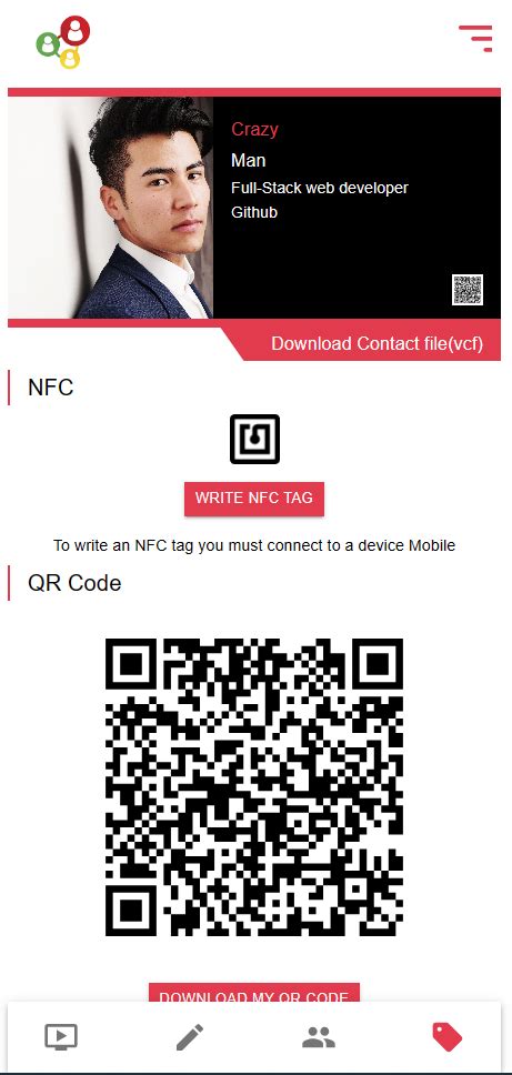 Github Jason Liu22react Contact Sharing Nfc Simple Contact Sharing