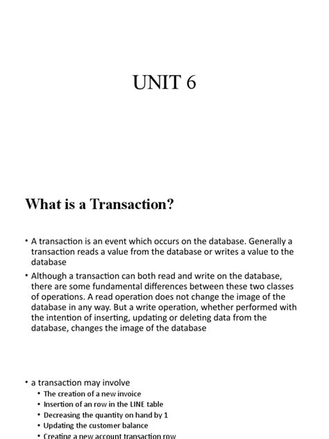 Unit 6 Pdf Database Transaction Acid