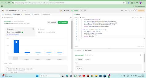 Tufplus Tufplusgiveaway Dsa Leetcode Binarytree Dfs Maxpathsum Meenakshi Vinjamuri