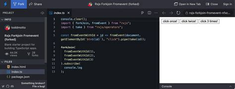Use Rxjs Combining Observables With Forkjoin