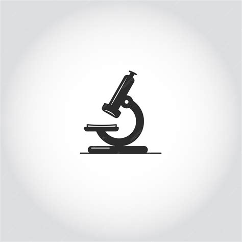 Premium Vector Medical Microscope Symbol Premium Vector Medical Microscope Symbol