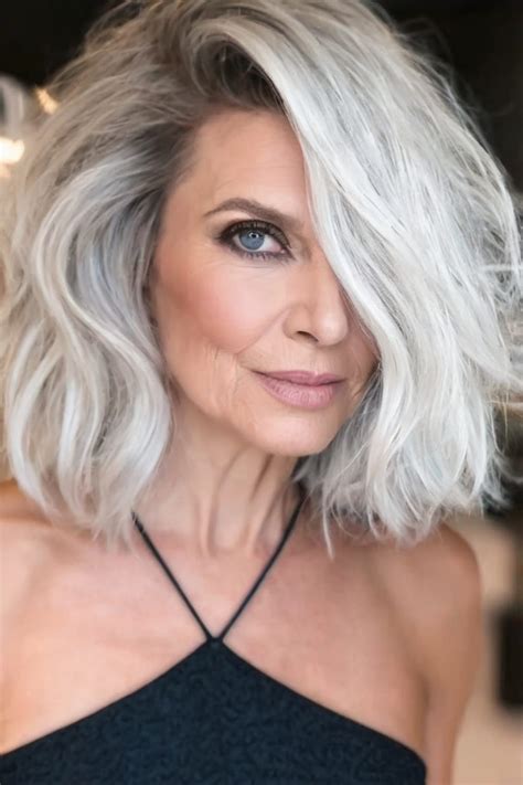 Timeless Elegance 35 Stunning Gray Hairstyles For Women Over 50