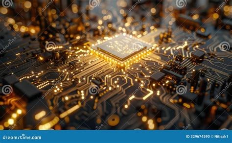 Neuromorphic Computing Ai Chips Stock Illustration Illustration Of