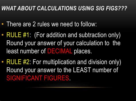 PPT Why Significant Figures Matter In Scientific Calculations PowerPoint Presentation ID