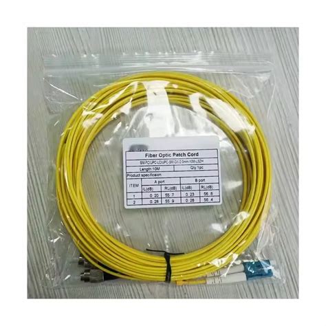 LC Upc FC Upc Single Mode Duplex SM DX Fiber Optic Cable Patch Cord 20m At Best Price In New Delhi