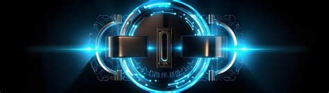 Glowing Digital Lock Symbolizing Cuttingedge Cybersecurity And Robust Data Protection In A