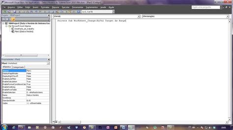Data E Horário Do Sistema Excel 2010 Vba Youtube