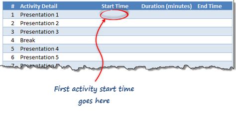 Agenda Template For Meetings Events Conferences Etc Download Excel Agenda Template