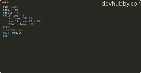 How To Reverse A Number In Qbasic Rqbasic
