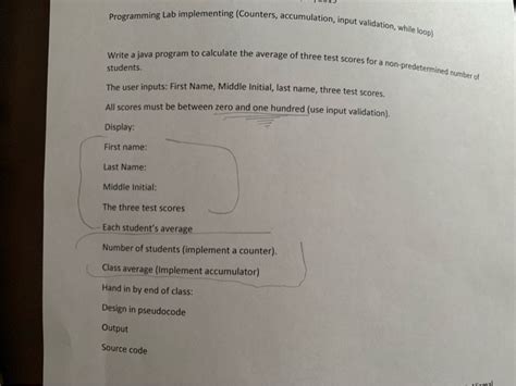 Solved Programming Lab Implementing Counters Accumulation