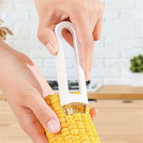 Fancyes Corn Cobs Kernel Cutter Tool Kitchen Gadget Thresher Removes