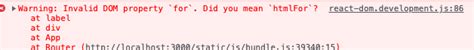 React Warns About Invalid Dom Property Forjiyik
