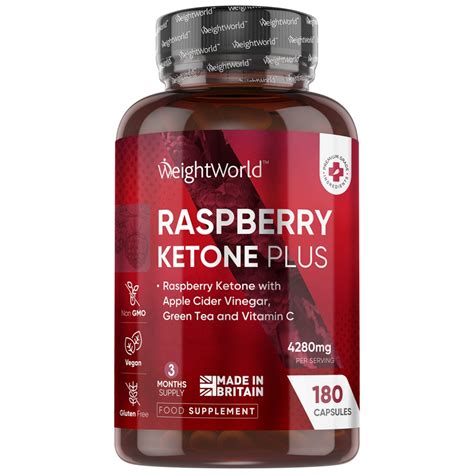 Raspberry Ketone Plus 4280 Mg 180 Capsules Weightworld