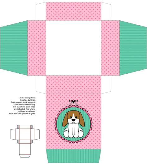 Cute Printable Box Template Free Printable Guide