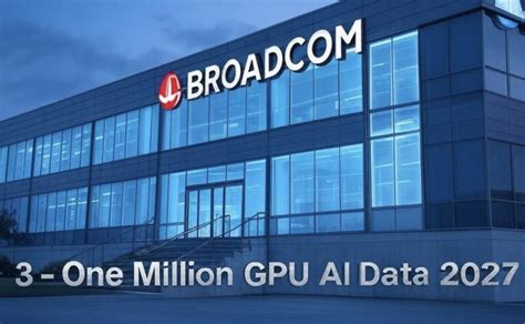 Broadcom Building Three One Million GPU AI Supercomputers For 2027