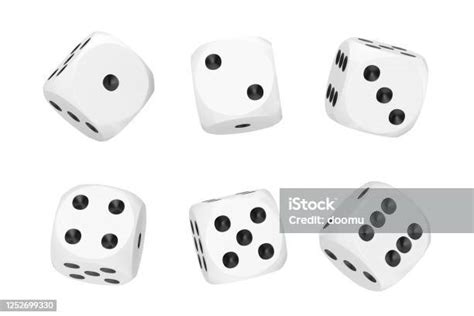 카지노 도박 개념 다른 위치에 흰색 게임 주사위 큐브의 집합 3d 렌더링 가능성에 대한 스톡 사진 및 기타 이미지 가능성 게이머 굴리기 Istock
