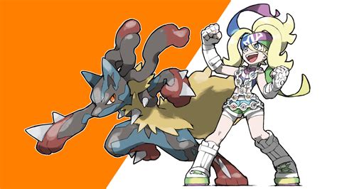 Blacknirrow Korrina Pokemon Lucario Mega Lucario Nintendo