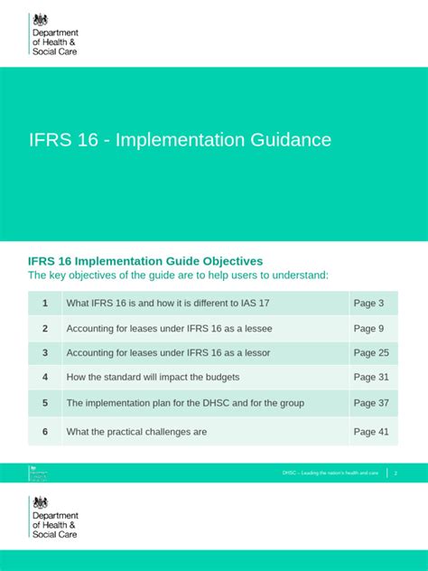 Ifrs 16 Implementation Guidance Overview Pdf International