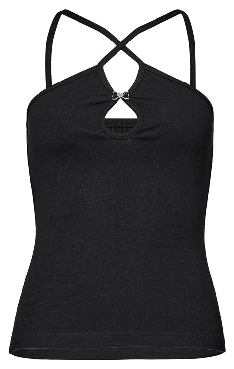 Edgy Alternative Camisole Tops For Ladies