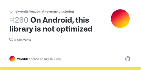 On Android This Library Is Not Optimized · Issue 260 · Tomekvenitsreact Native Map Clustering