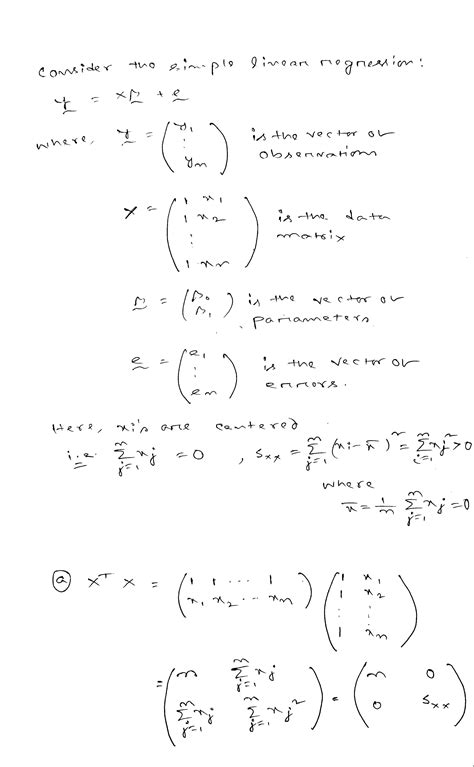 Solved Graduate Section Only Consider A Simple Linear