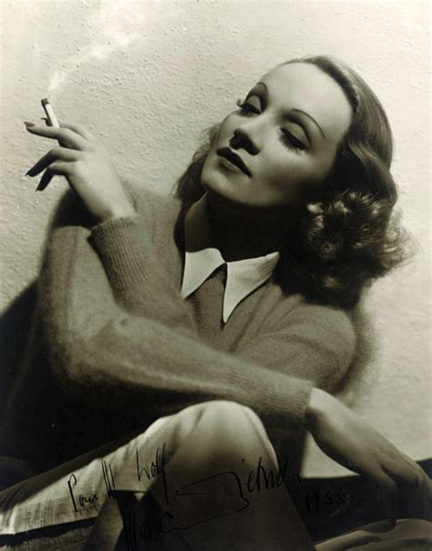 1930s Fashion Marlene Dietrich Women Smoking George Hurrell