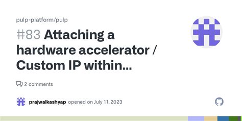 Attaching A Hardware Accelerator Custom Ip Within Pulpcluster Via Axi · Issue 83 · Pulp