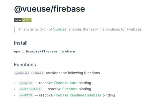Vueusefirebase · Nuxt Community Firebase Module · Discussion 624 · Github