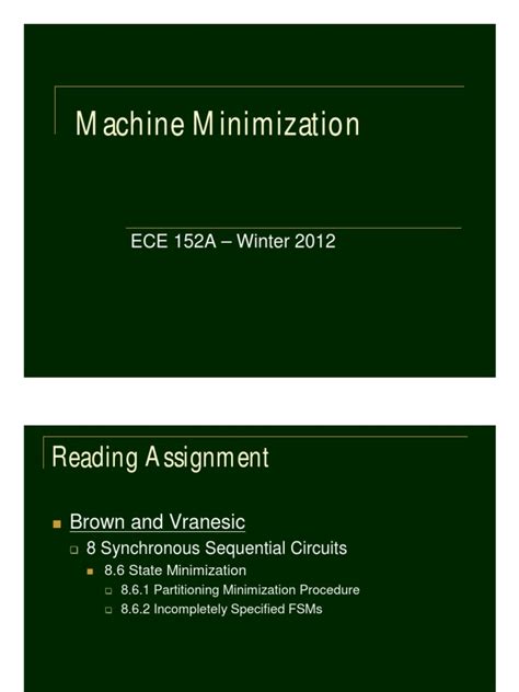 l12 machine minimization pdf theoretical computer science applied mathematics