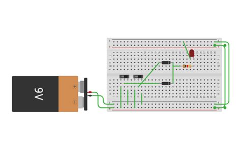 Circuit Design Drl Or Gate Tinkercad