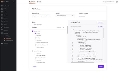 Listen For Webhook Events Airwallex Docs