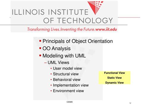 Ppt Principals Of Object Orientation Oo Analysis Modeling With Uml Uml Views User Model View