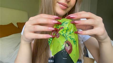 🐝asmr Beeswax Wrap Triggers🐝 Gripping Mic Scratching Tapping Youtube