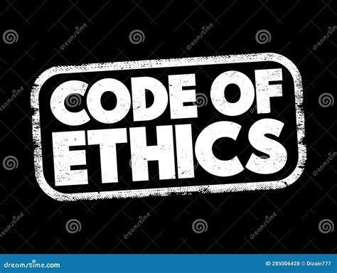 Code Of Ethics Inform Those Acting On Behalf Of The Organization How They Should Conduct
