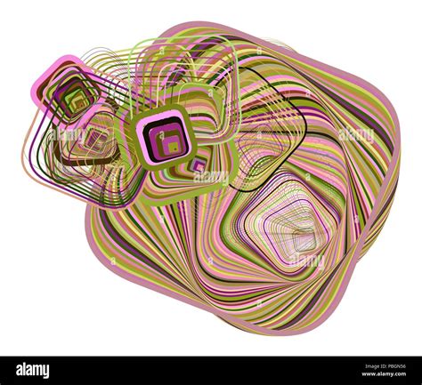 Abstract Conceptual Geometric Rounded Rectangle Pattern Good For Web Page Graphic Design