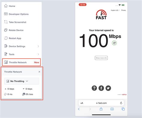 Network Throttling Sauce Labs Documentation