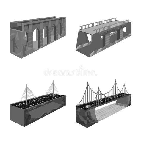 Vector Design Of Connection And Crossing Symbol Set Of Connection And Design Stock Vector