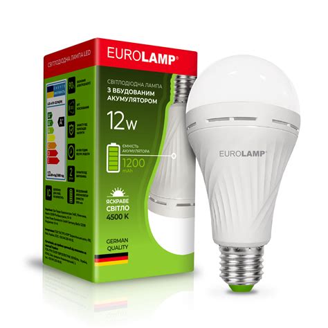 Купити Led лампи з акумулятором ціна Eurolamp