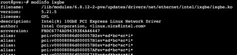 How To FIX Proxmox Pve Kernel Ixgbe Warning Firmware Error Detected FWSM X Paul