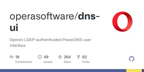Github Operasoftwaredns Ui Operas Ldap Authenticated Powerdns User