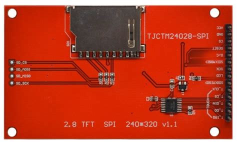 Display TFT ILI Touch LCD Electronics And Domotica