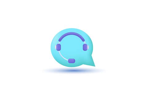 3d Realistic Help Bubble Illustration Trendy Icon Modern Style Object Symbols Illustration