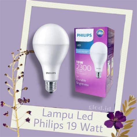 Lampu Led Philips Watt Putih Cool Daylight Lazada Indonesia